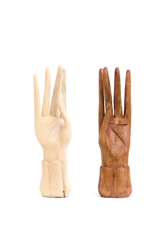 Decoratieve houten handen uit Bali - Froufrou's