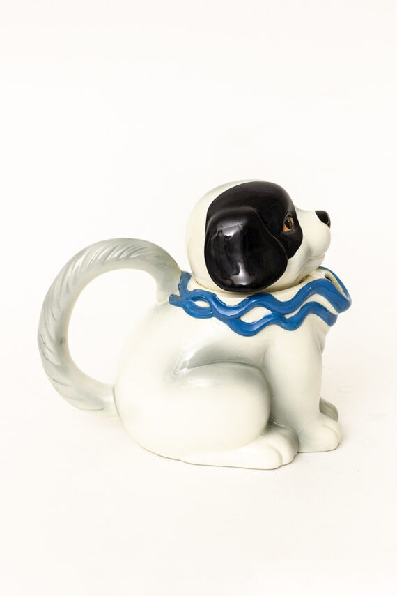 Jaren 80 theepot in de vorm van een hond Bob Hersey Engeland - Froufrou's