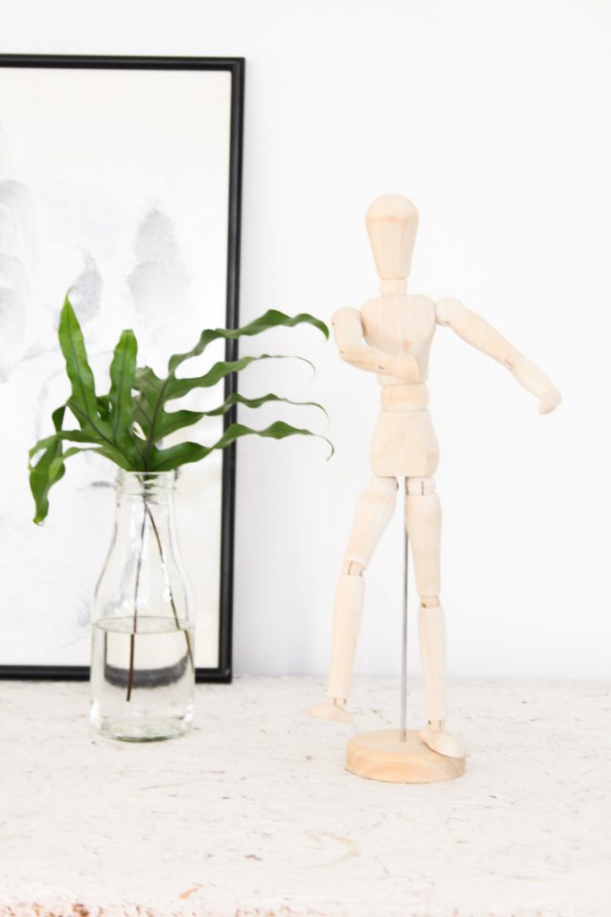 Houten anatomie pop / tekenpop - Froufrou's